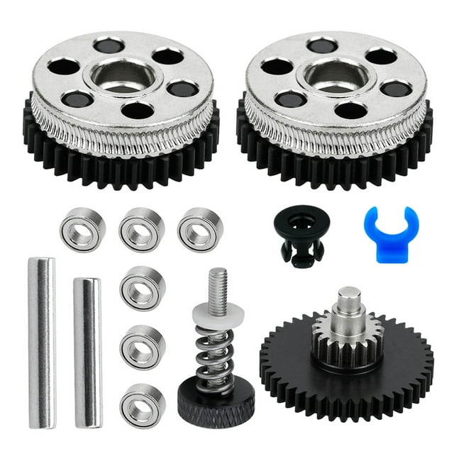3D Printers Accessory Extruder Driving Gear Kit Double Gear Steel Gear ...