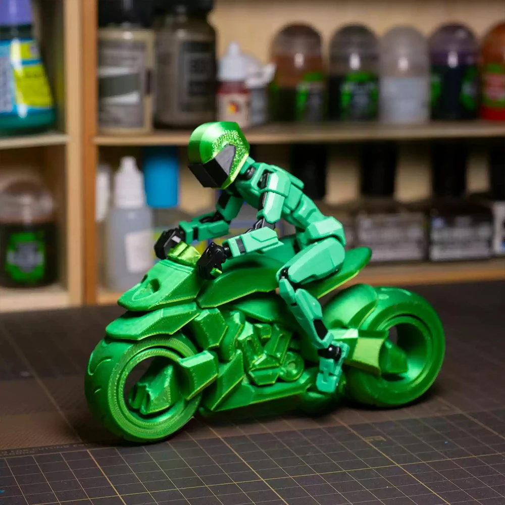 3D Printing Action Figures Motorcycle Robot 3D Printed Mannequin ...