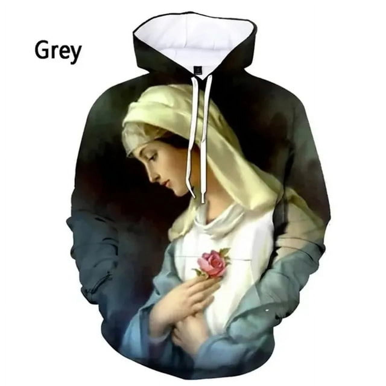 3D Printing Christian Jesus Hoodies Jesus Bless Us Faith Above Fear ...