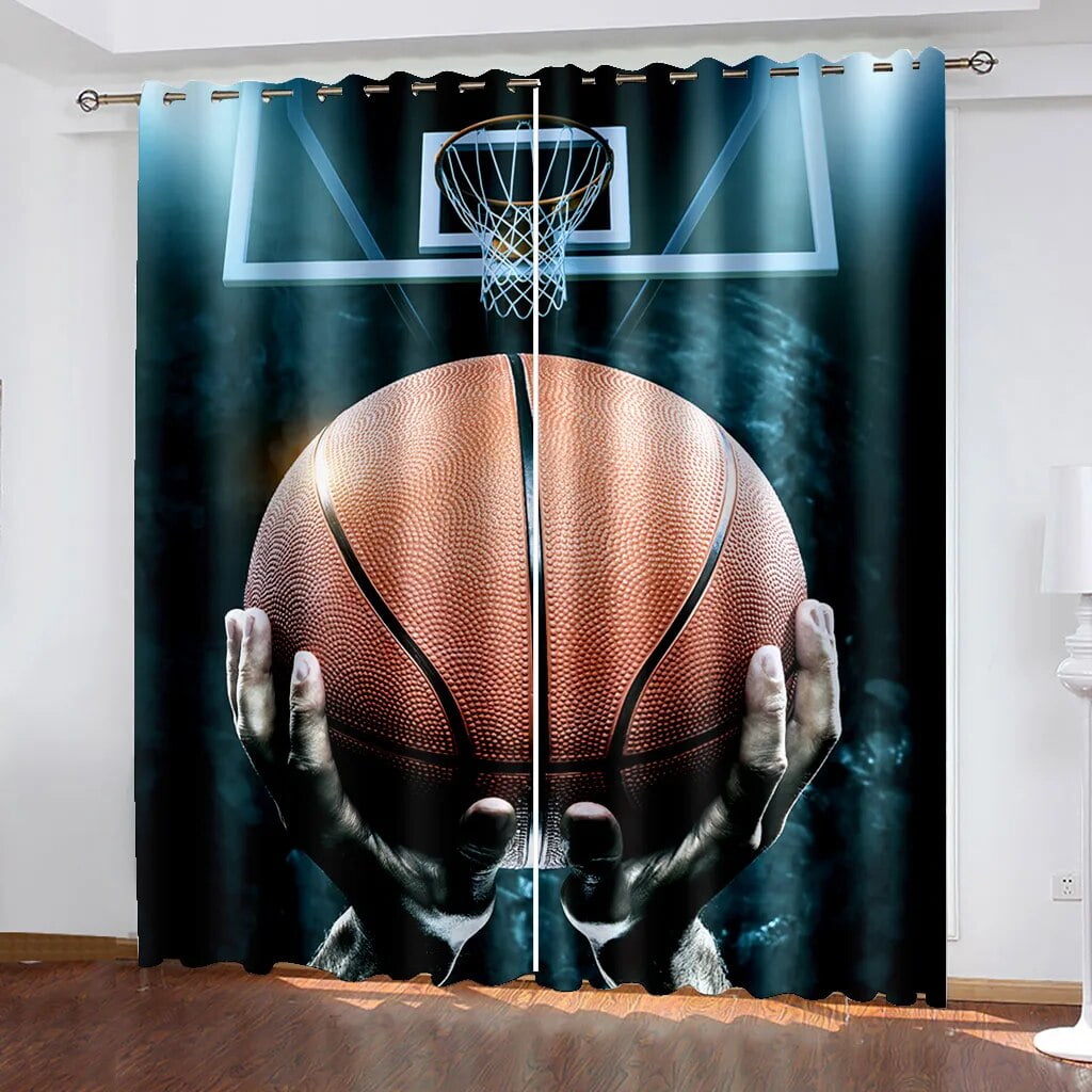 3D Printing Classic Basketball Black and White Color Sport Boy Shading ...