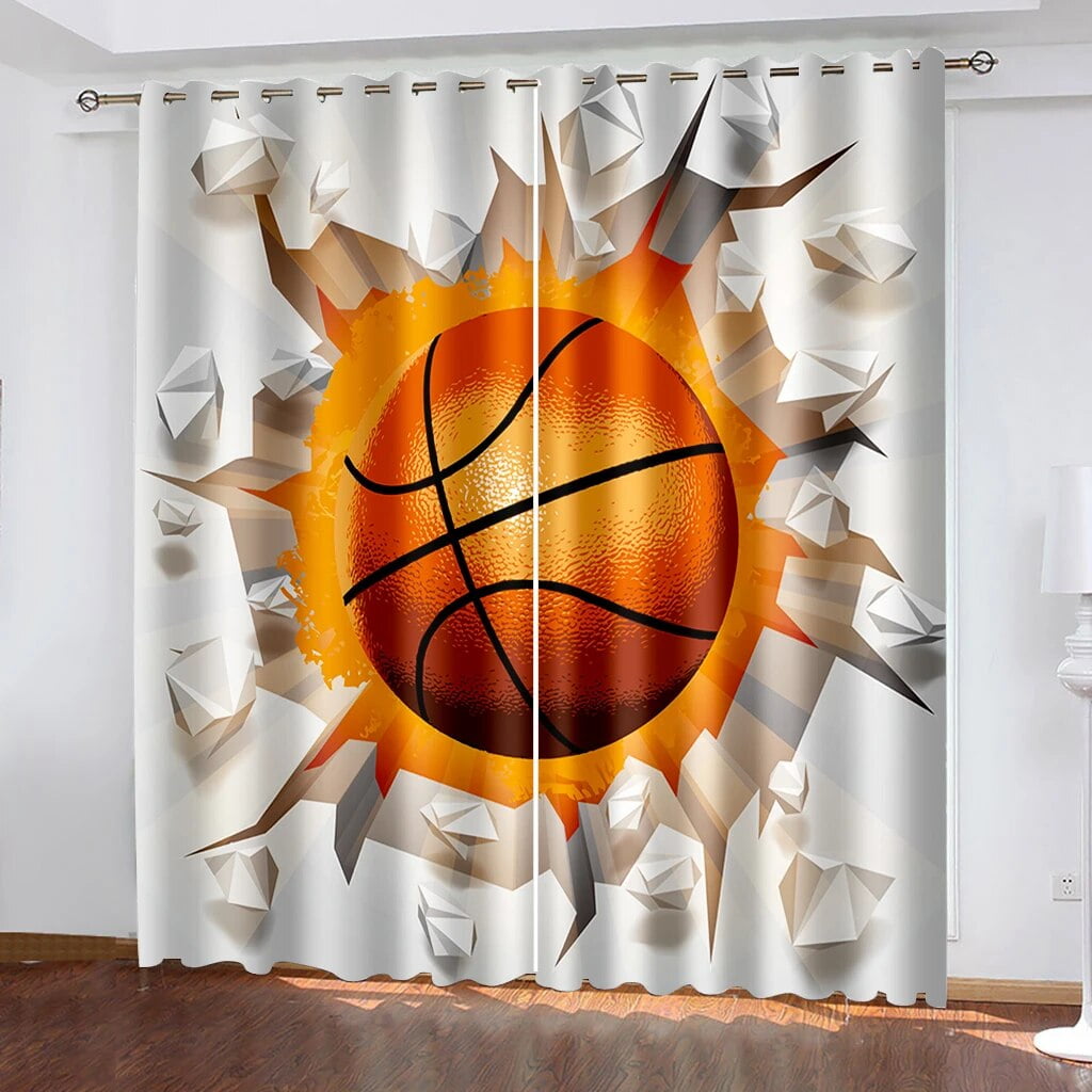 3D Printing Classic Basketball Black and White Color Sport Boy Shading ...