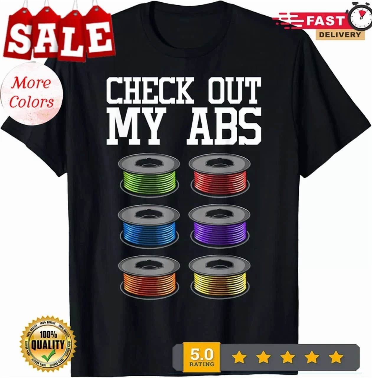3D Printing Designs For Men Women Abs Printer Filament Gift Unisex T ...