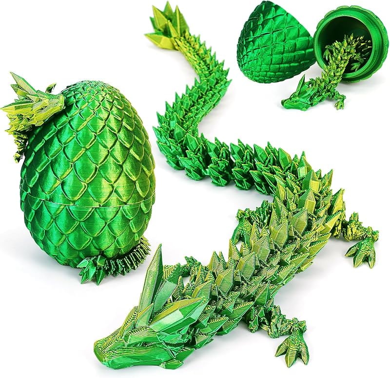 3D Printing Dragon Egg, Dragon Egg with Dragon inside, Crystal Dragon ...