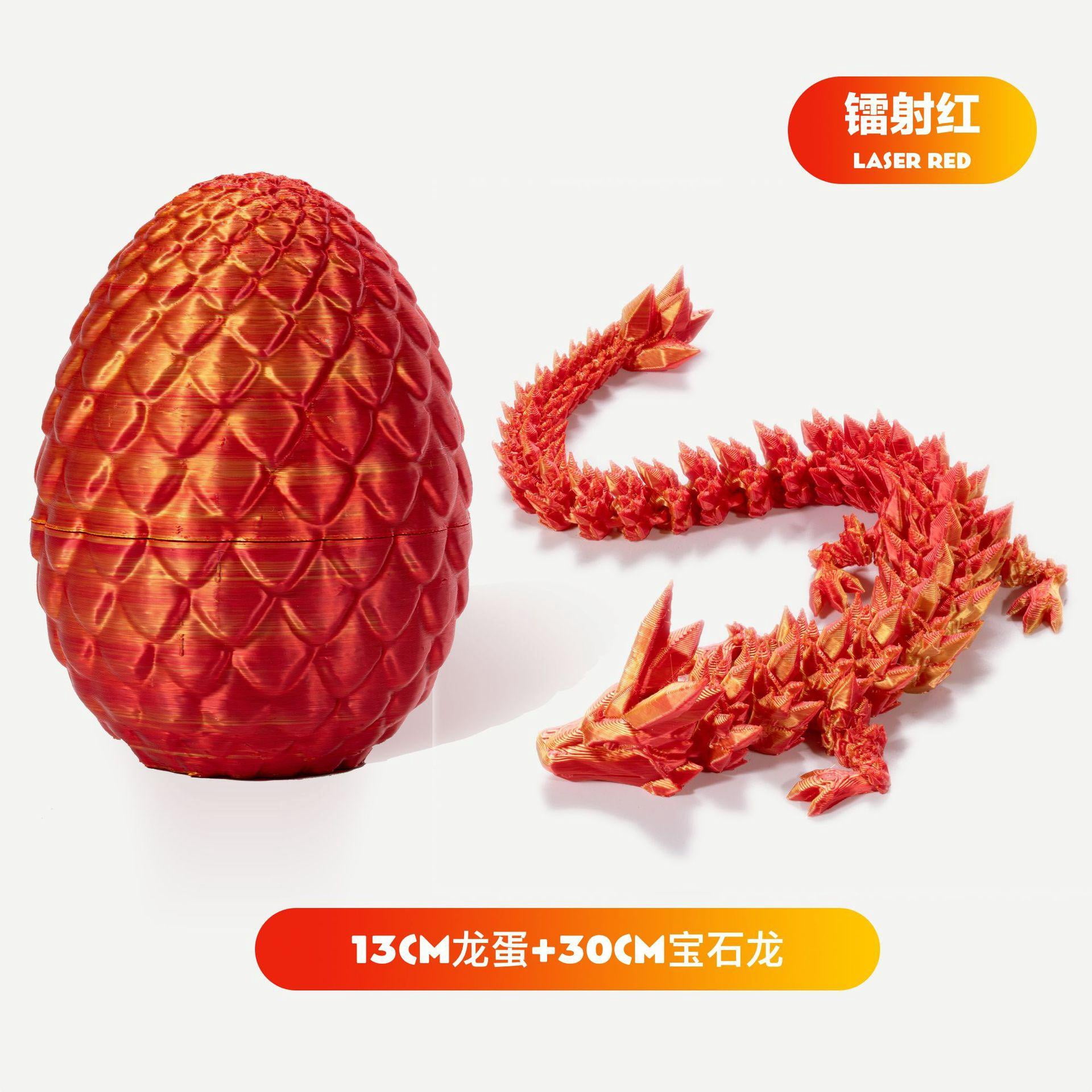 3D Printing Dragon Eggs 12 Inch Dragon Toy Easter Eggs Hinged Dragon ...