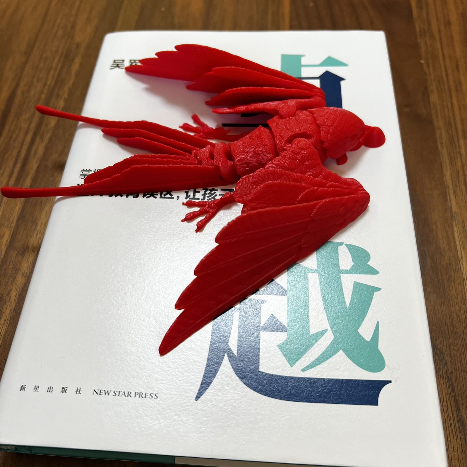 3D Printing Gradient Color Bird Model Joints Movable Rain Swallow ...