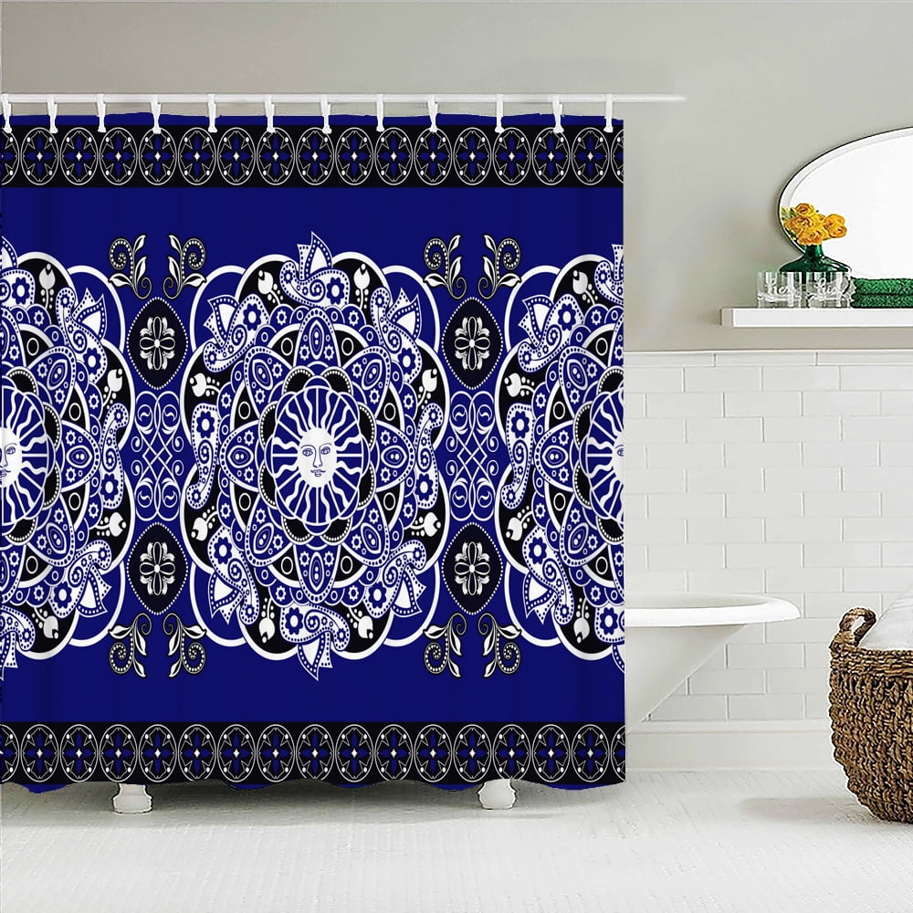 3d Printing Indian Boho Shower Curtain Bathroom Curtains With Bohemian