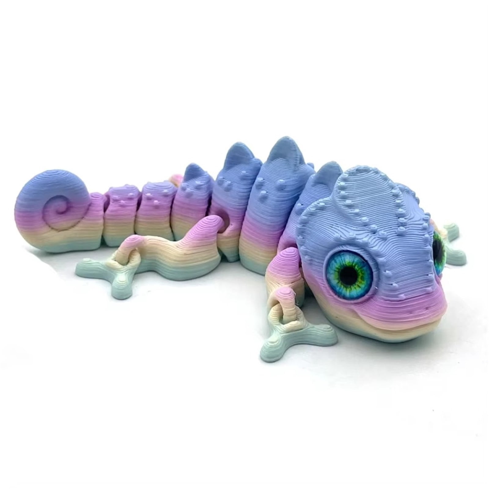 3D Printing Lizard Figures Multi-joint Movable Simulation Eyes for Home ...