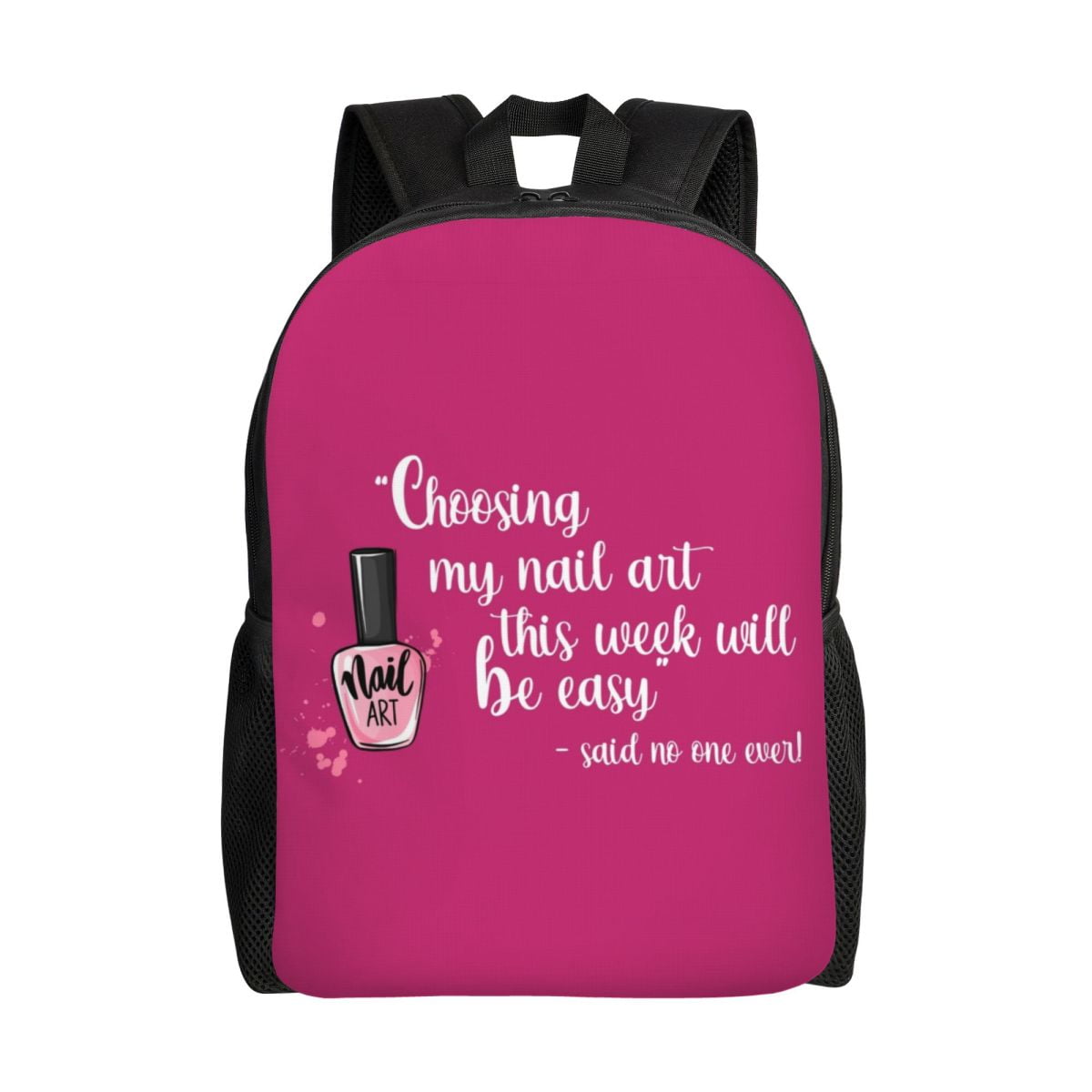 3D Printing Nail Gift Backpacks Manicurist Nail Polish College Travel ...