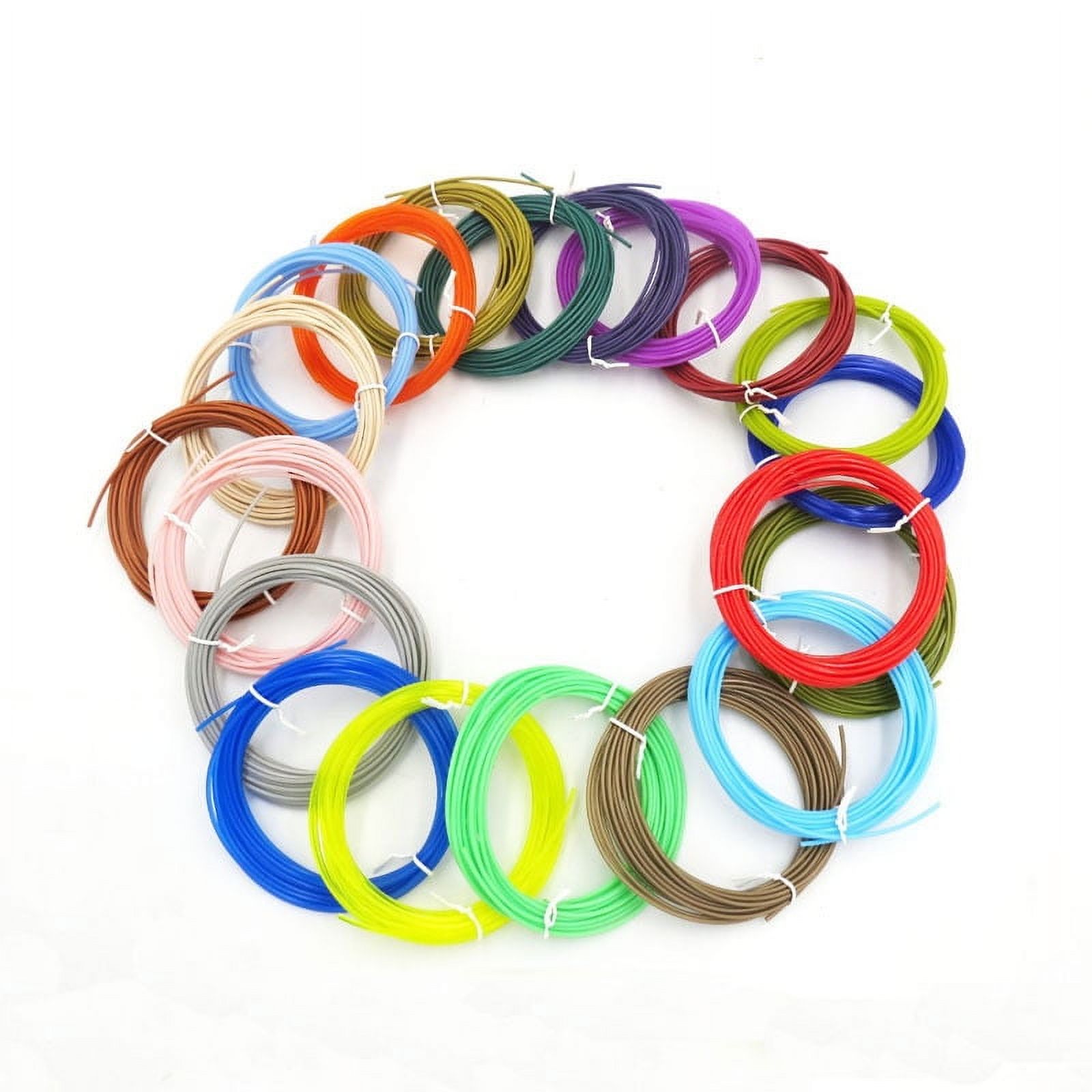 3D Printing Pen Filament 10-Color Pack - PLA Refill for Art & Design ...