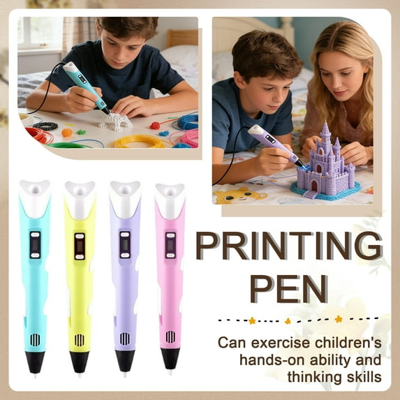 3D Printing Pen Style 3D Doodler Pen 3D Drawing Pen 3D Writing Pen Fun ...