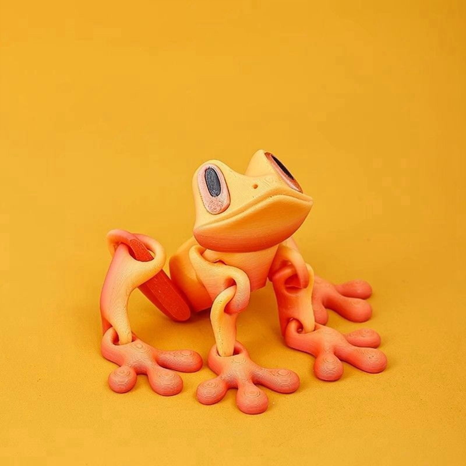 3D Printing Simulation Tree Frog Joint Movable Frog Kitchen Home ...