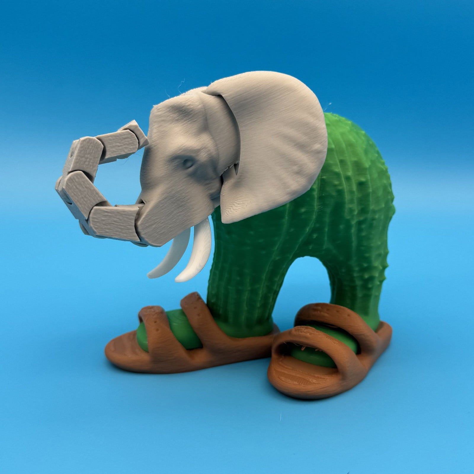 3D Printing Toys - 3D Printing Italian Brainrot Cactus Elephant Figures ...