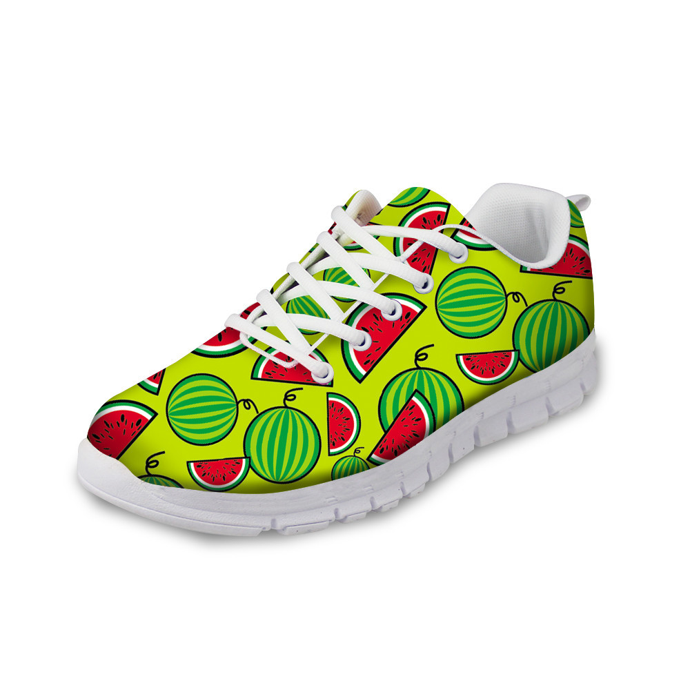 3D Printing Watermelon Women Casual Sneaker Lightweight Customized ...