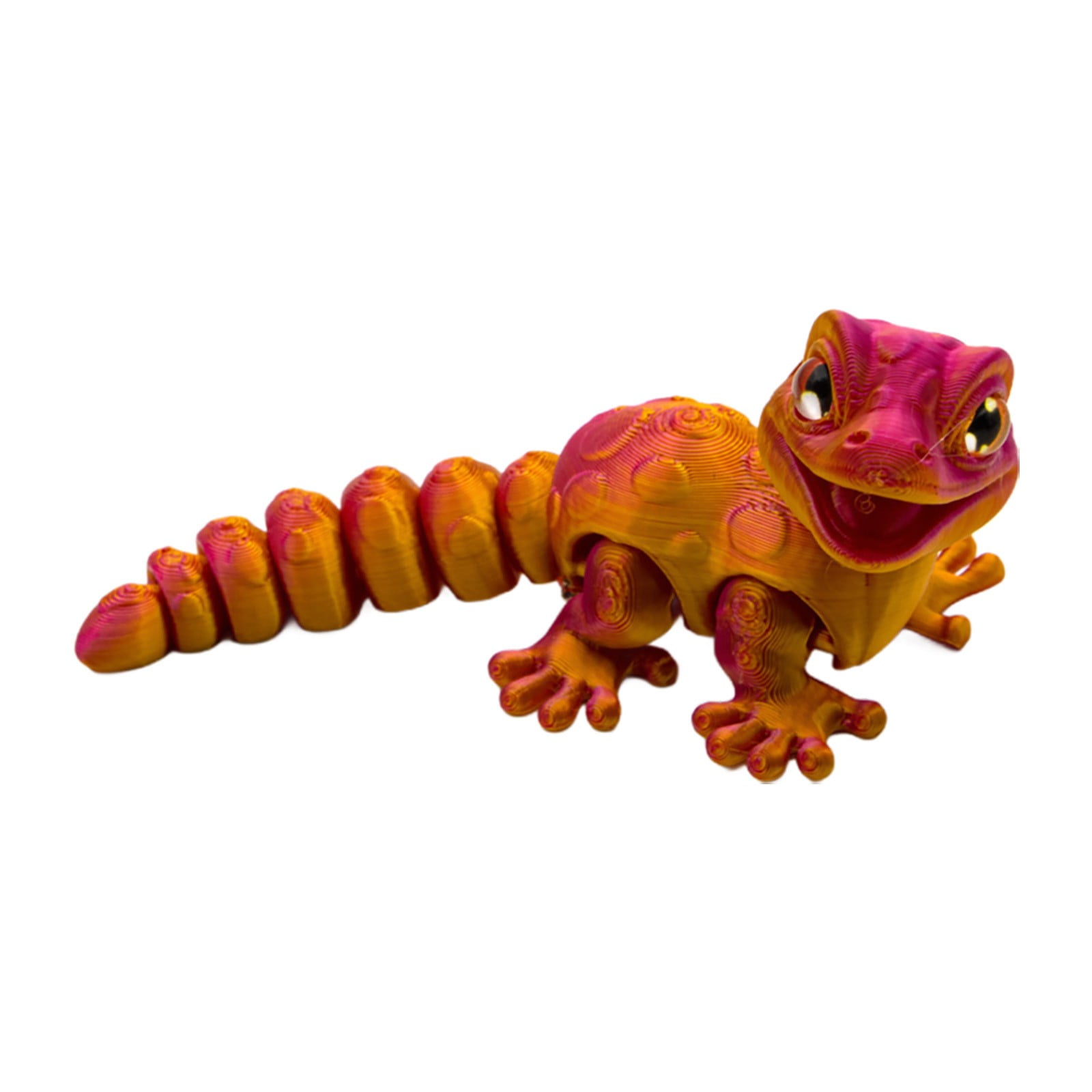 3D Printing With Simulation Mini Gecko Multi Color Gradient Explosion ...