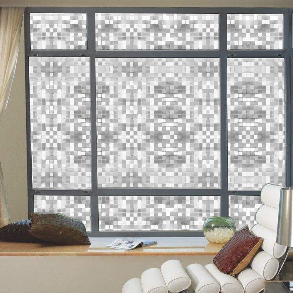 Estrela 3D Privacy Window Films Sticker Non Adhesive Static Cling ...