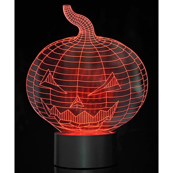 3D Pumpkin LED Lights - Precision Laser Cut Novelty Light - Walmart.com