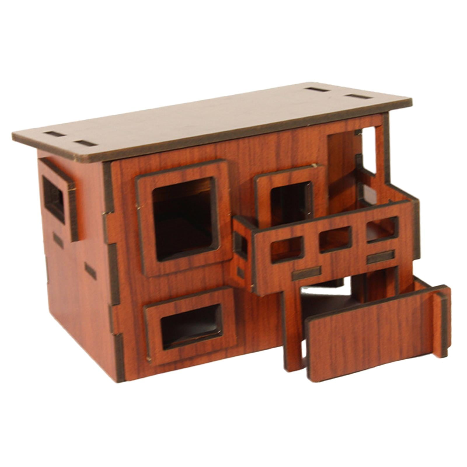 3D Puzzle Architecture Cabin Building DIY Kits for Holiday Gift Teens ...