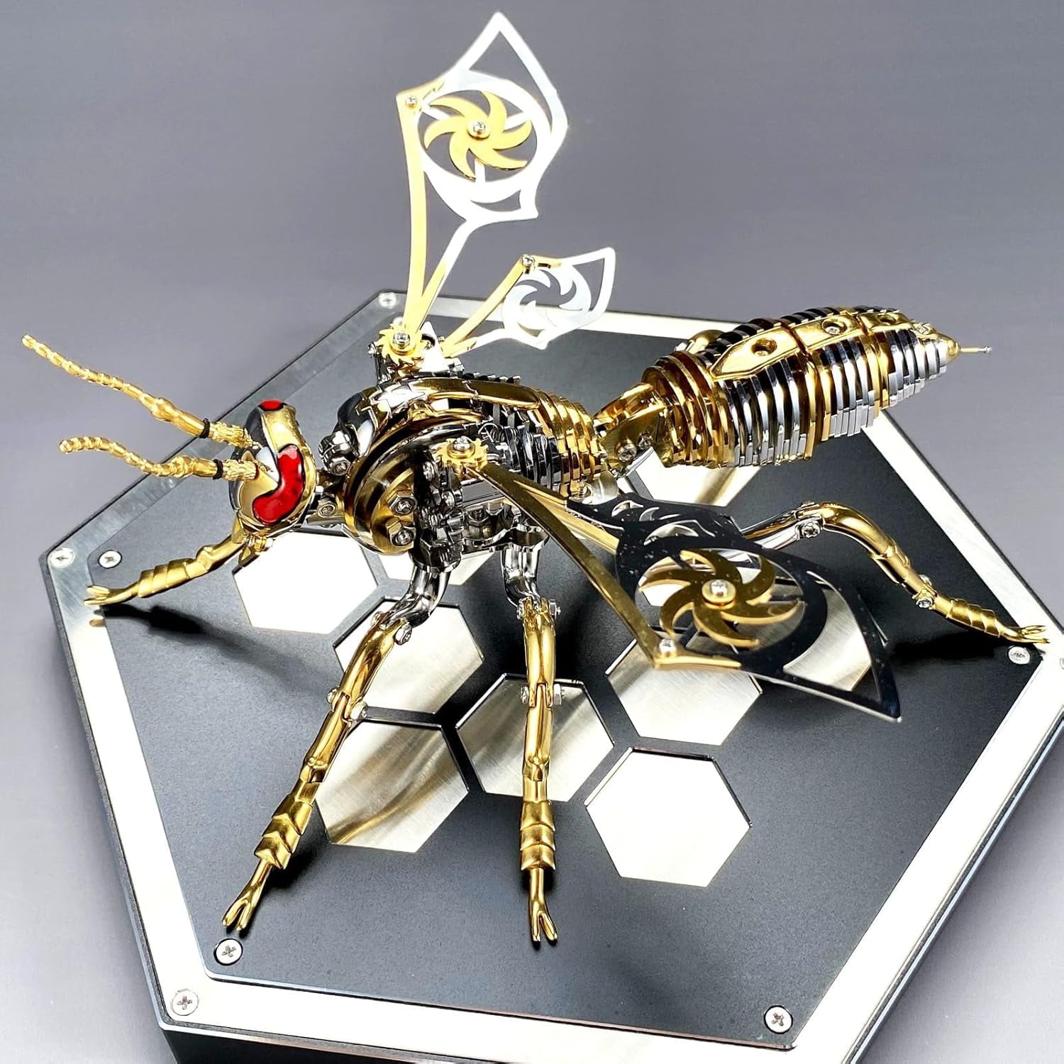 3D Puzzle DIY Model Kit Toy Assembley Metal Pieces Steampunk Mechanical Assembly Jigsaw Crafts ...