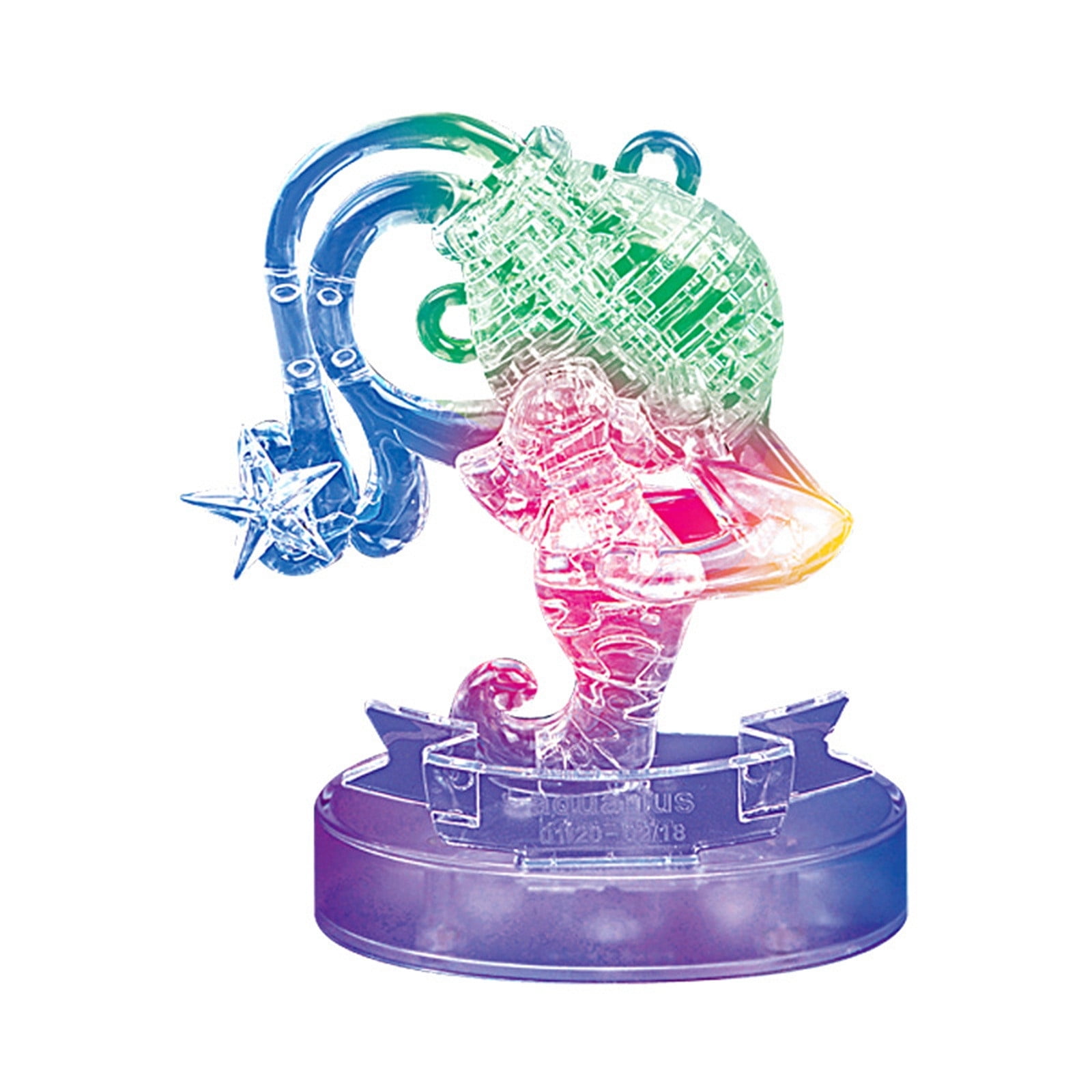 3D Puzzle Jig-saw Clear Twelve 12 Constellation Astrolog Flash LED ...