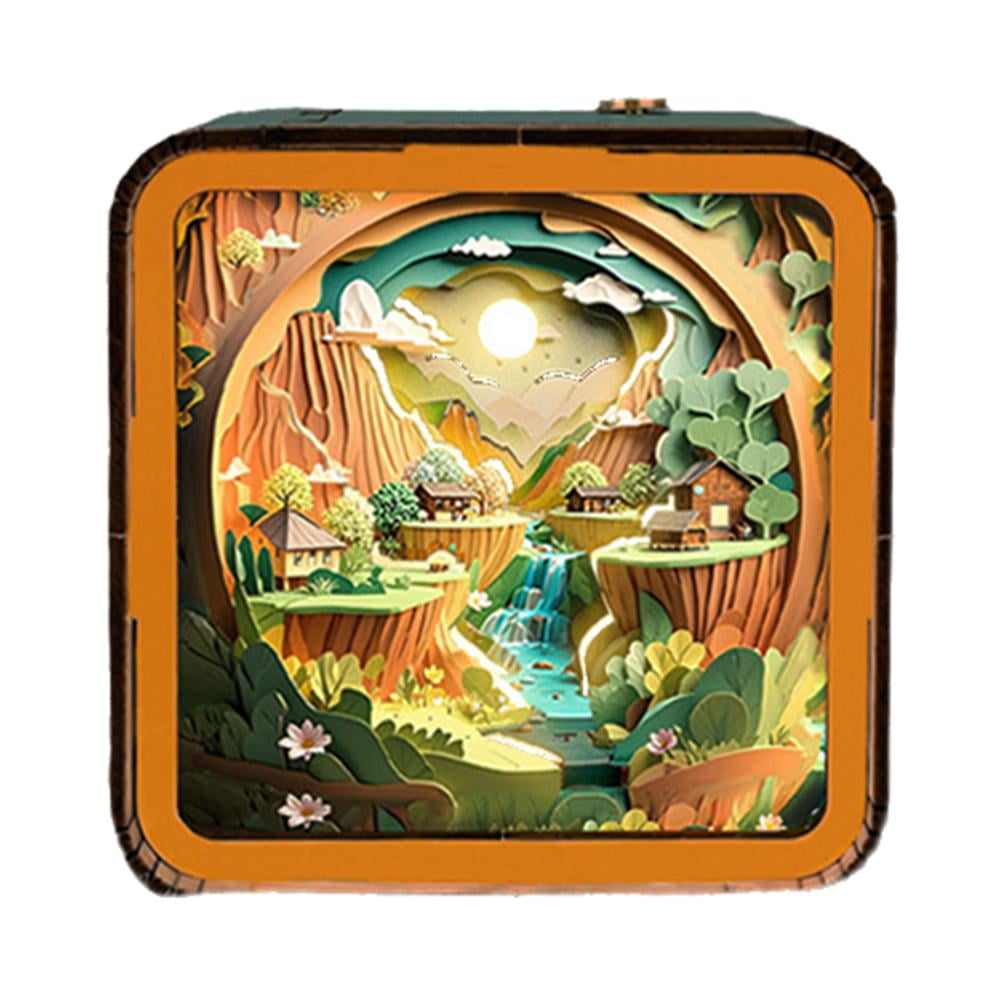 3D Puzzle Night Light Puzzles for Adults DIY Lamp Crafts Gifts' I5N4 ...