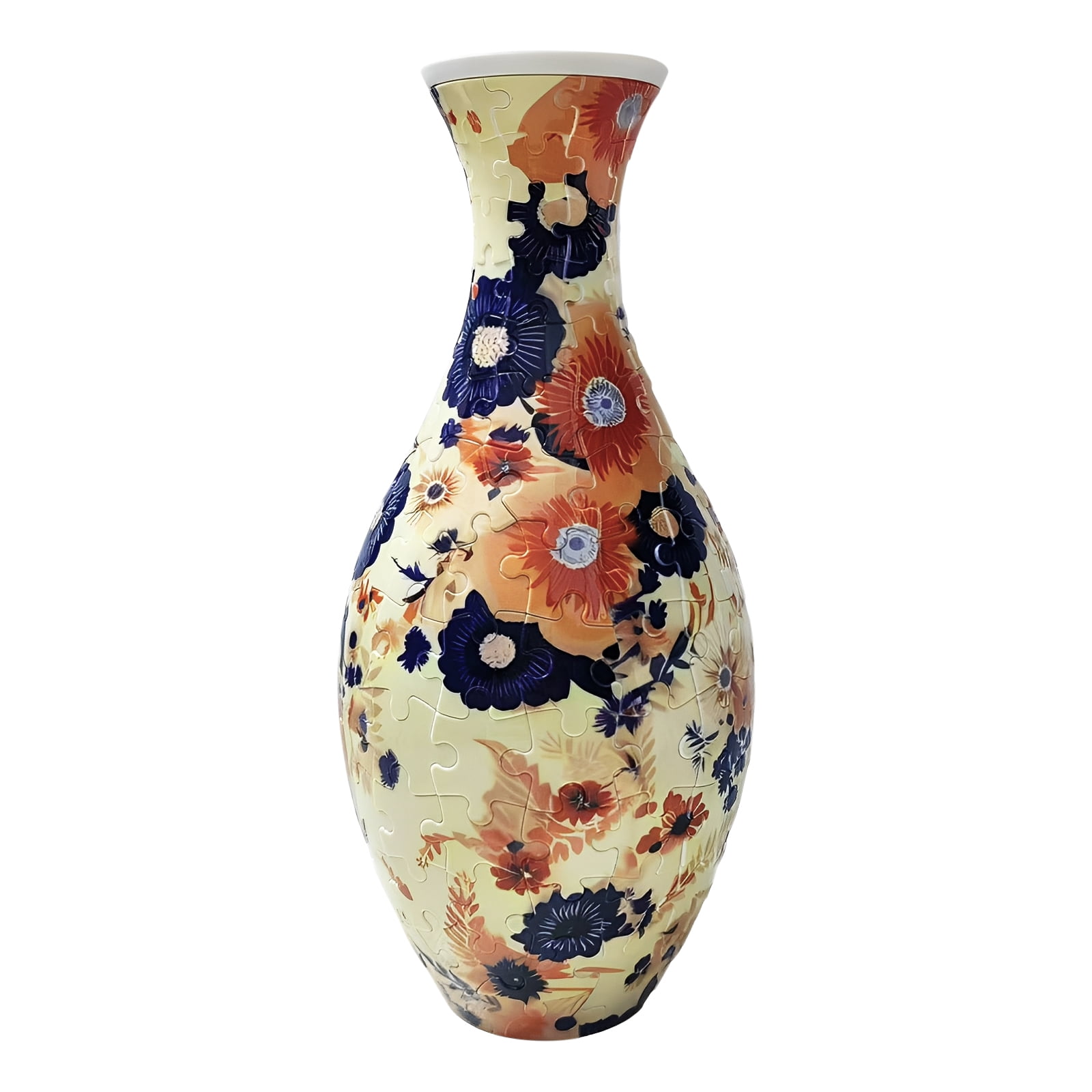 3D Puzzle Vase Unique Flower Vase for Adults Made by 160 Curved Plastic ...