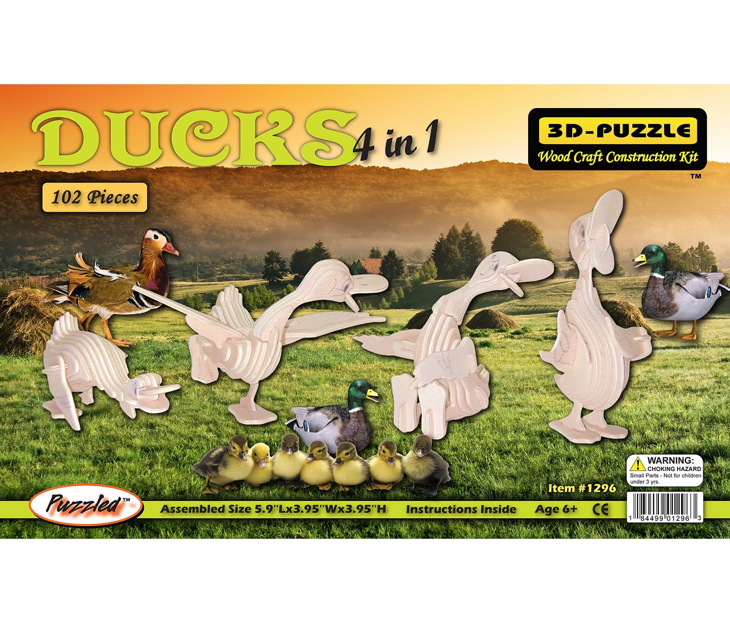 3D Puzzles - Ducks 4 In 1 - Walmart.com