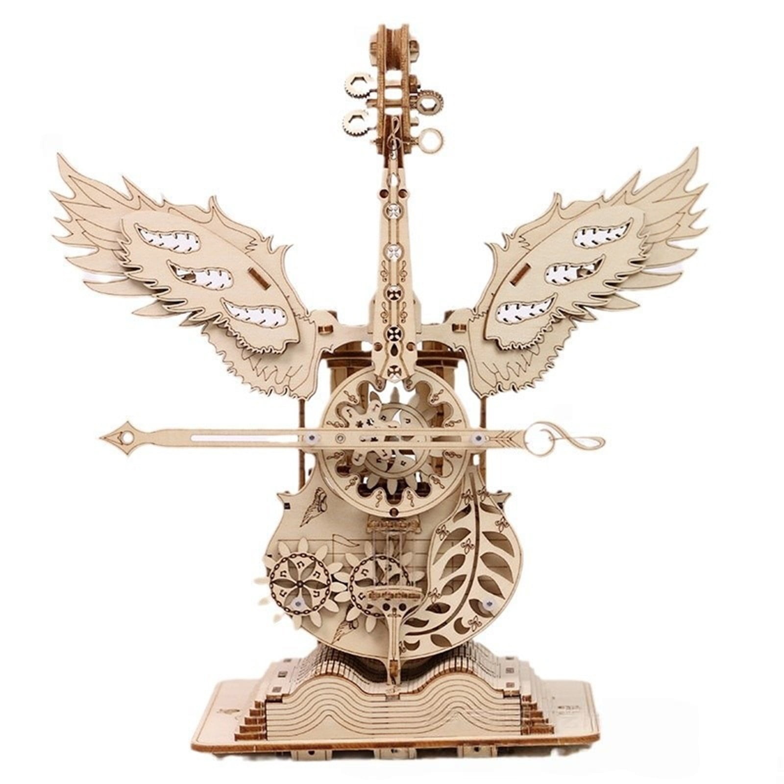 3D Puzzles for Adults 1:5 Scale Cello Model Kit with Base Wooden Music ...