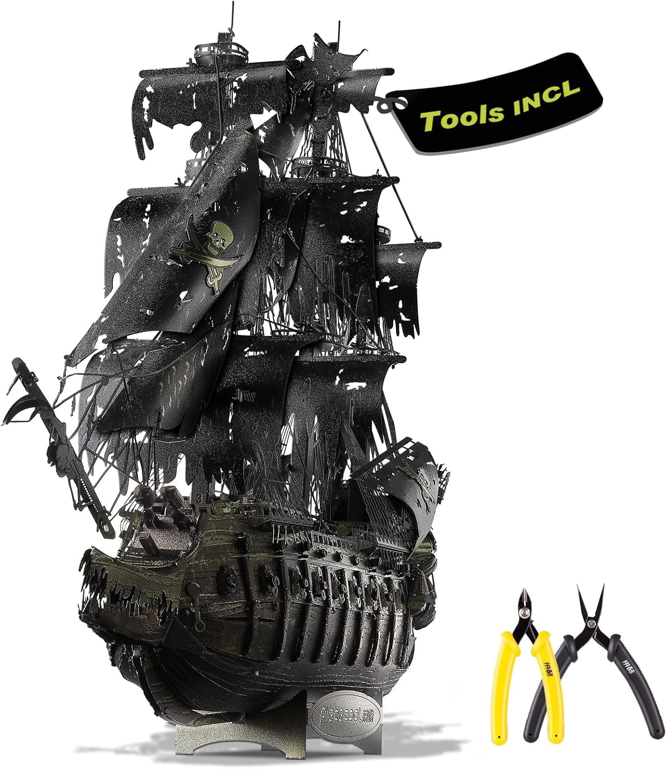 3D Puzzles with DIY Tool Sets, Flying Dutchman Pirate Ship Model ...