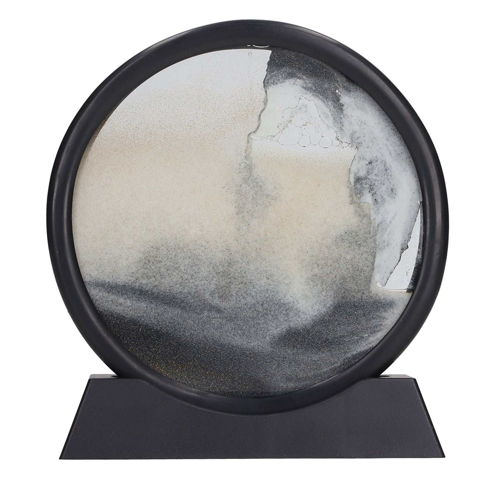 3D Quicksand Painting, 7in Black Moving Sand Art Picture, Relaxing ...