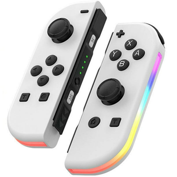 3D RGB Joypad Controller for Switch,Wireless Game Controller with 6Axis Gyroscope Double ...