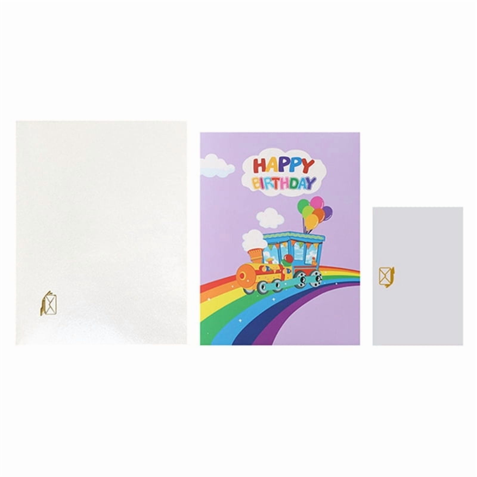 3D Rainbow Birthday Card Handmade Greeting Card for Memorable Wishes ...