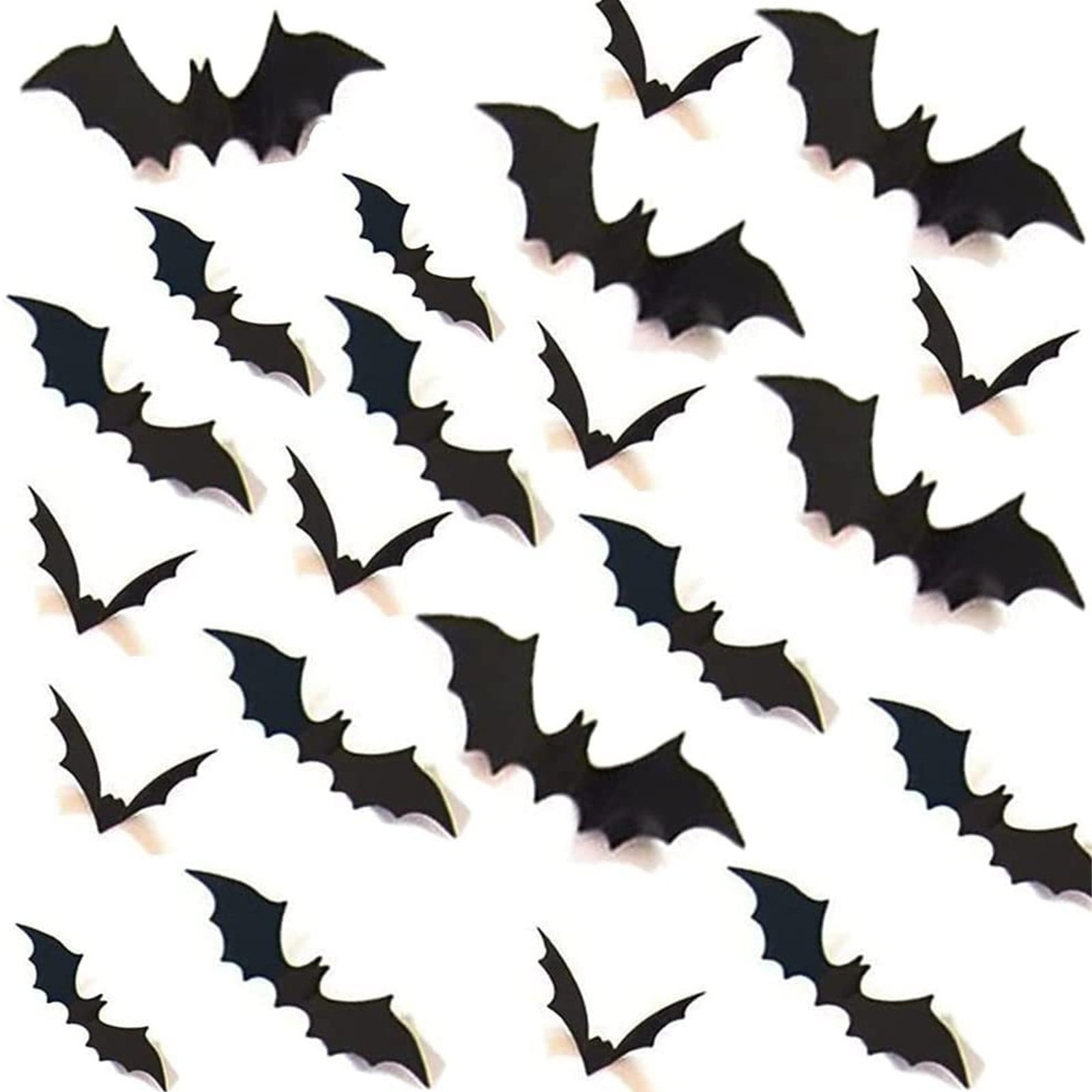 A 3D Realistic Bat Wall Stickers For Decor Home Diy Decals For Door And ...