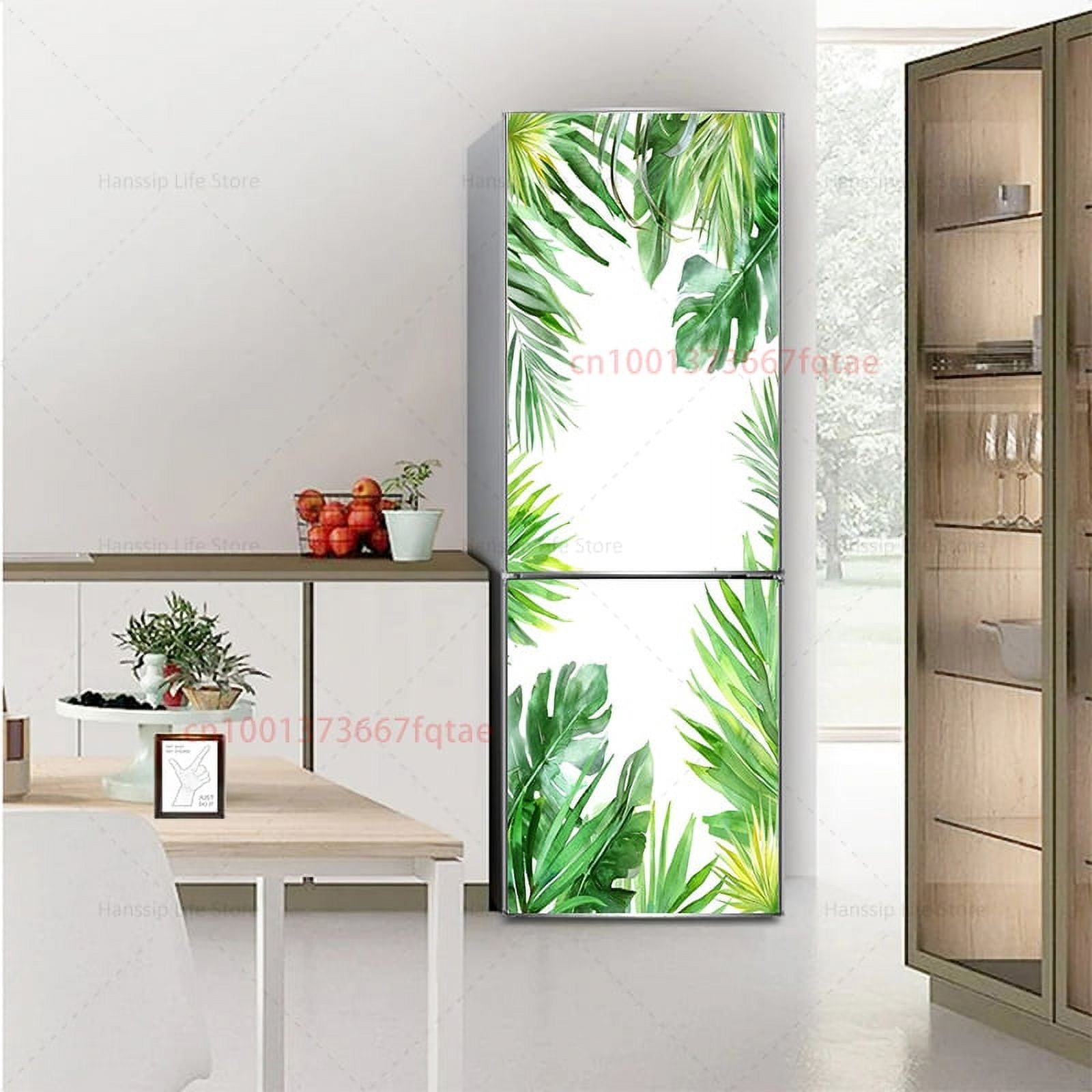 3D Realistic Fruit Printed Refrigerator Door Wrap Mural Decals Peel and ...