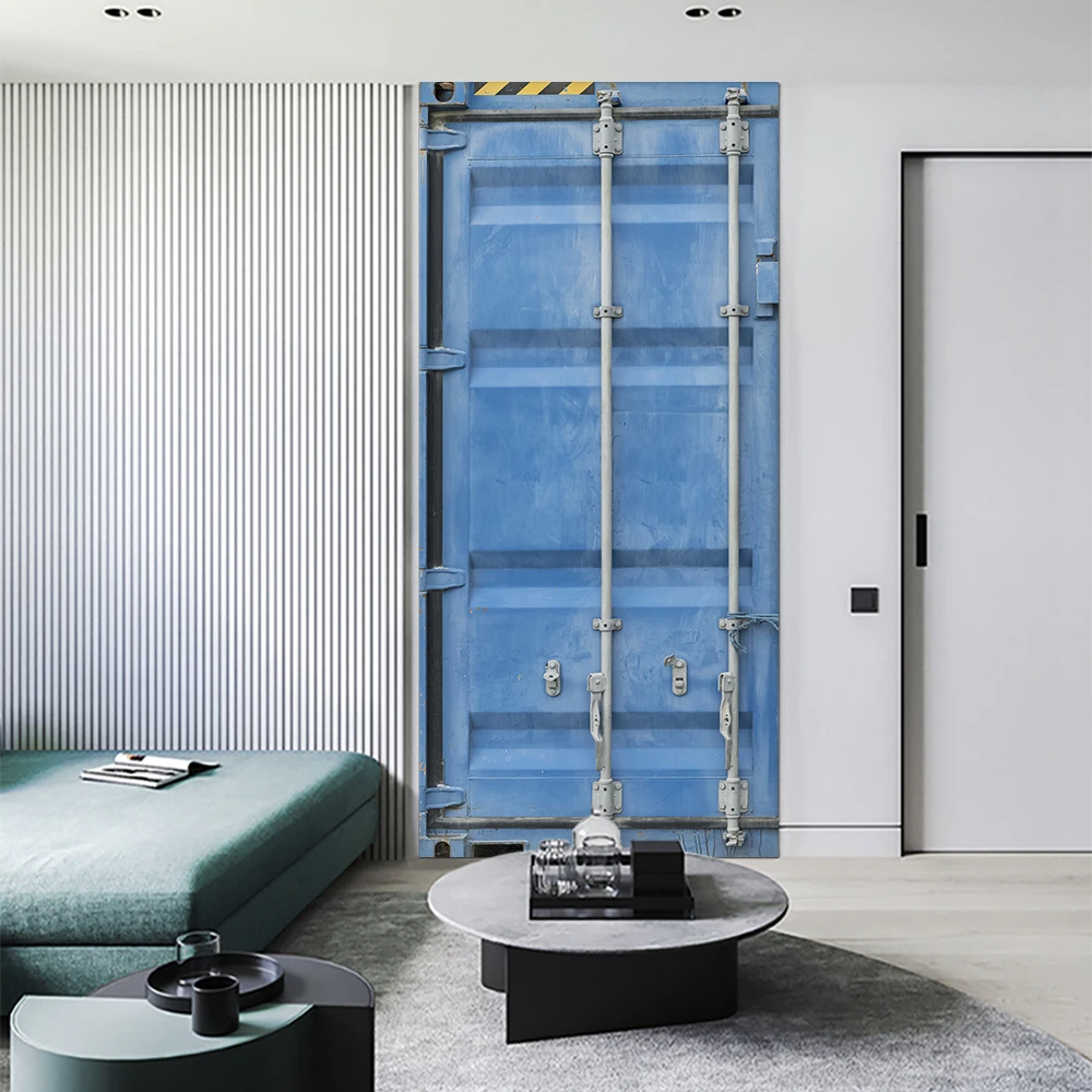 3D Realistic Iron Door Sticker Vinyl PVC Waterproof Material Self ...