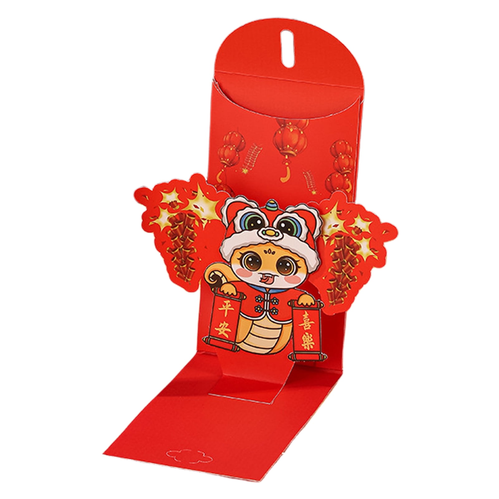 3D Red Envelope Year of The Snake 2025 Chinese Red Packet Pop-Up ...