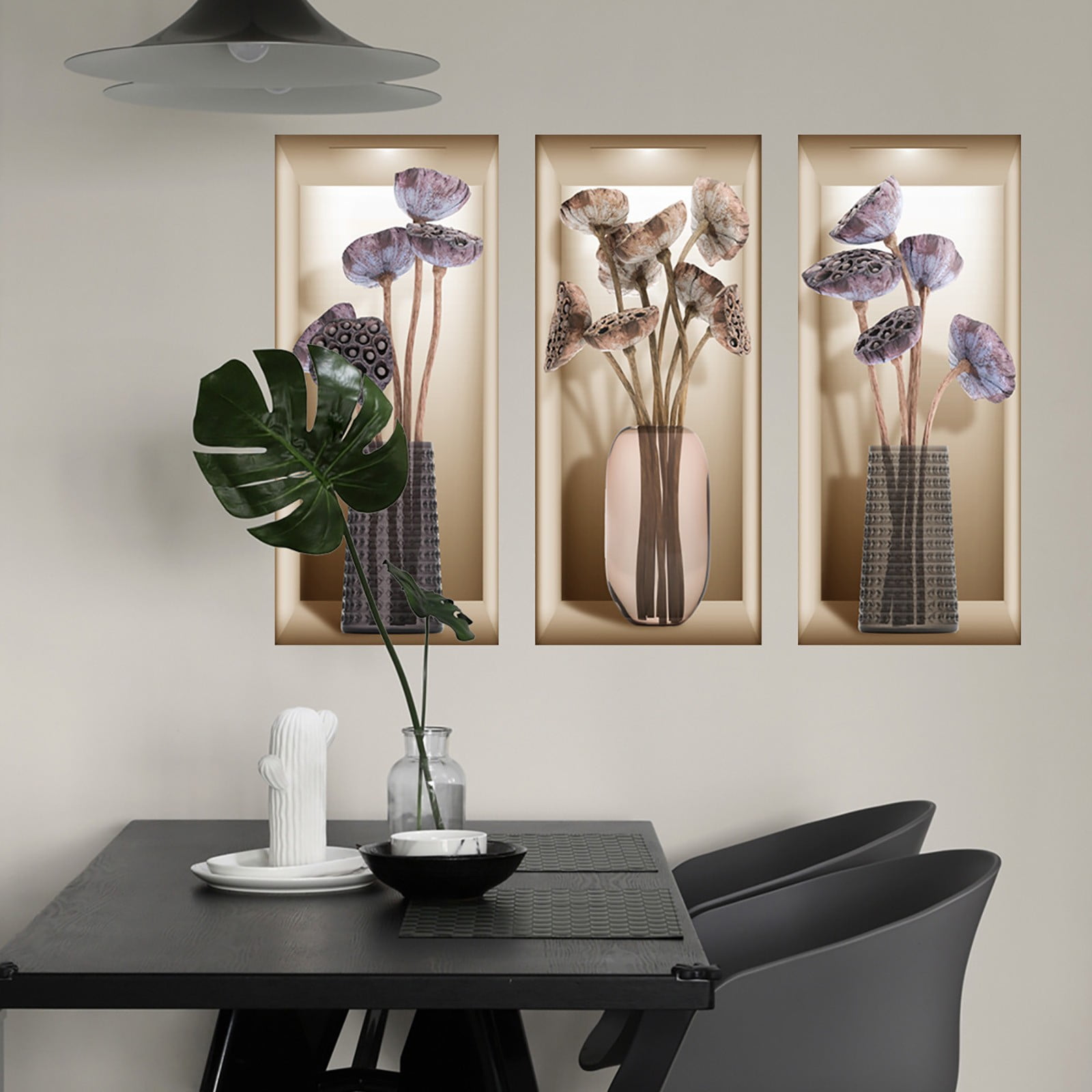 3D Removable Wall Sticker DIY Green Decals for Living Room Bedroom ...