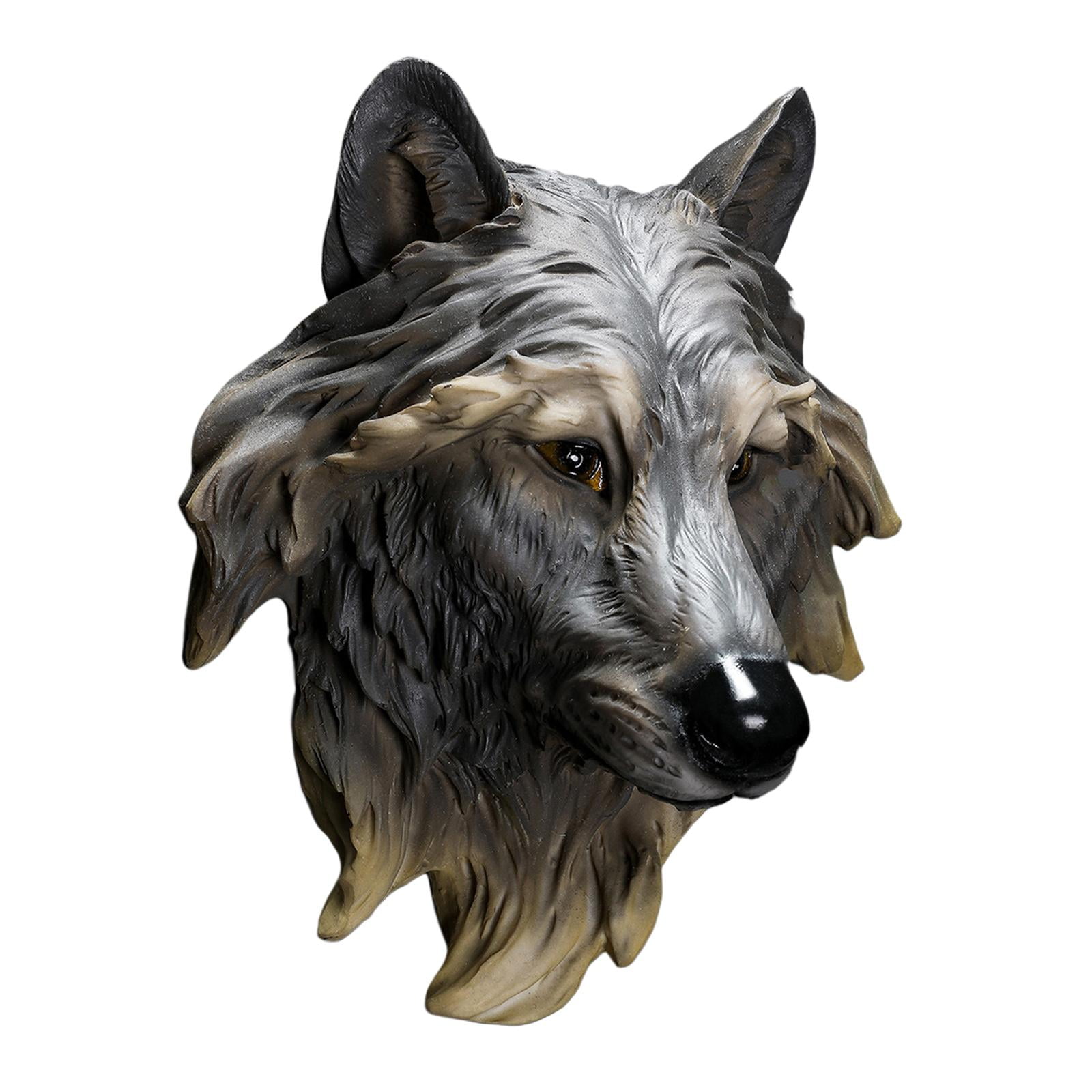 3D Resin Wolf 3D Decorations For Decorating Bedroom, Living Room Hand ...
