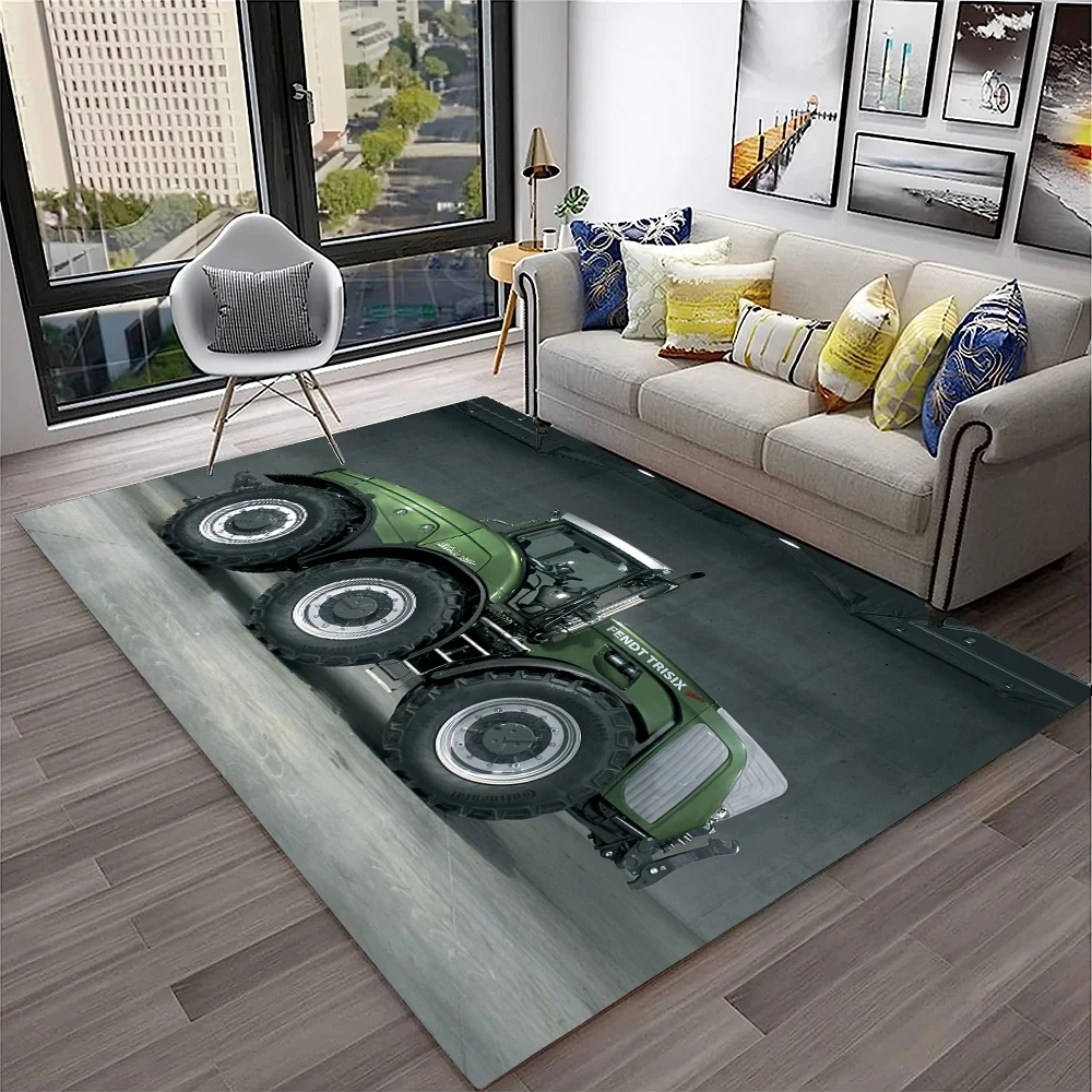 3D Retro Car Tractor Truck Series Carpet Rug for Home Living Room ...