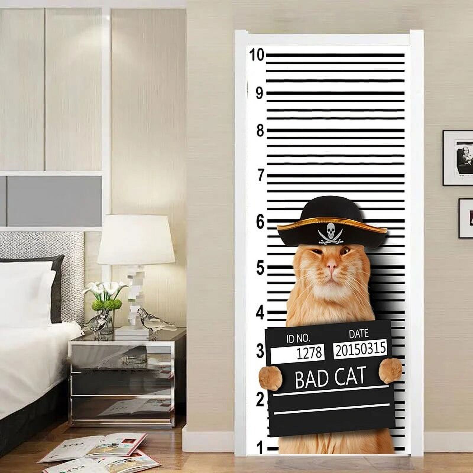 3D Retro Door Stickers PVC Poster Art Wallpaper Home Decoration ...