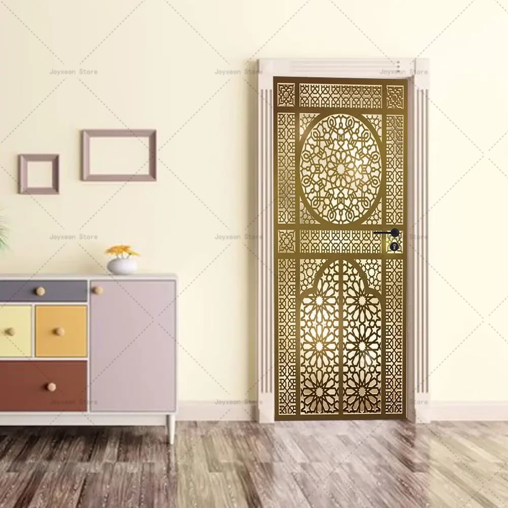 3D Retro Religious Door Sticker PVC Vinyl Waterproof Self-Adhesive ...