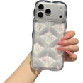 3D Rhombus Grid Bling Glitter Stars Phone Case for iPhone (iPhone 16 ...