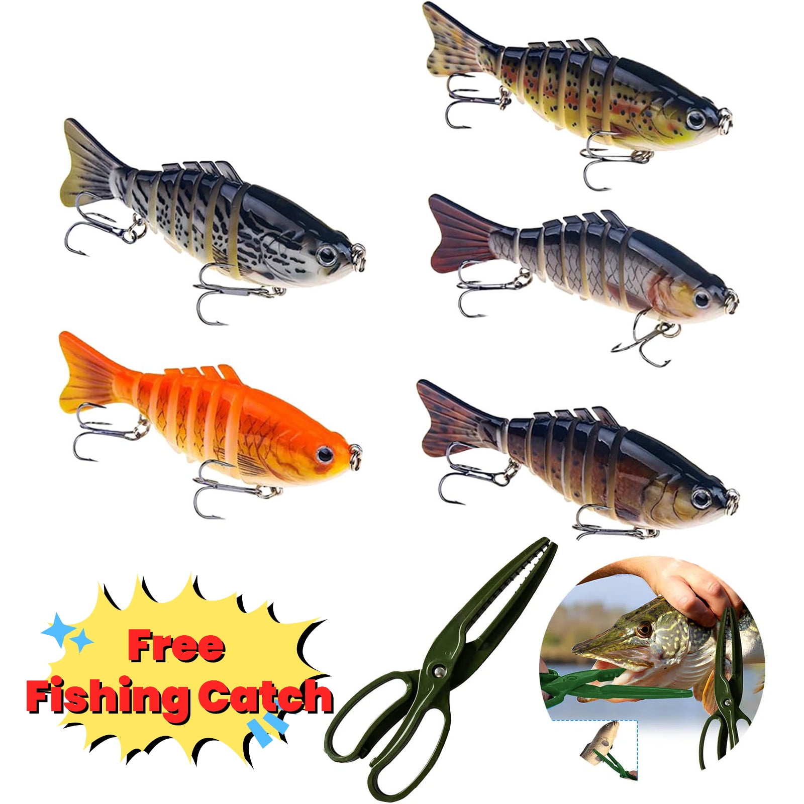 3D Robotic Fishing Lure, 2025 New Bionic Swimming Bait for Freshwater ...