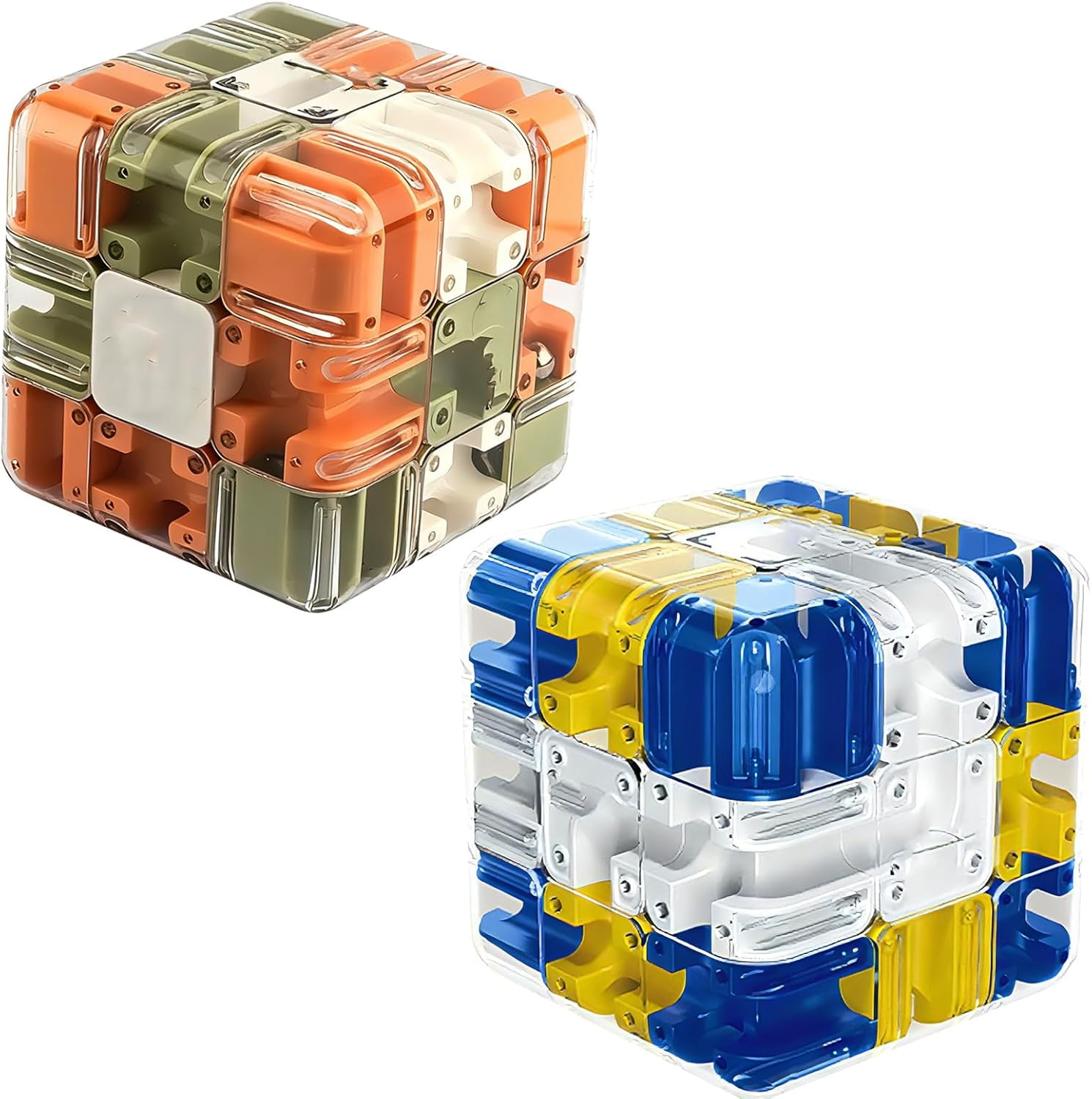 3D Rolling Ball Maze Cube, Ball Rolling Cube Challenge & Large ...