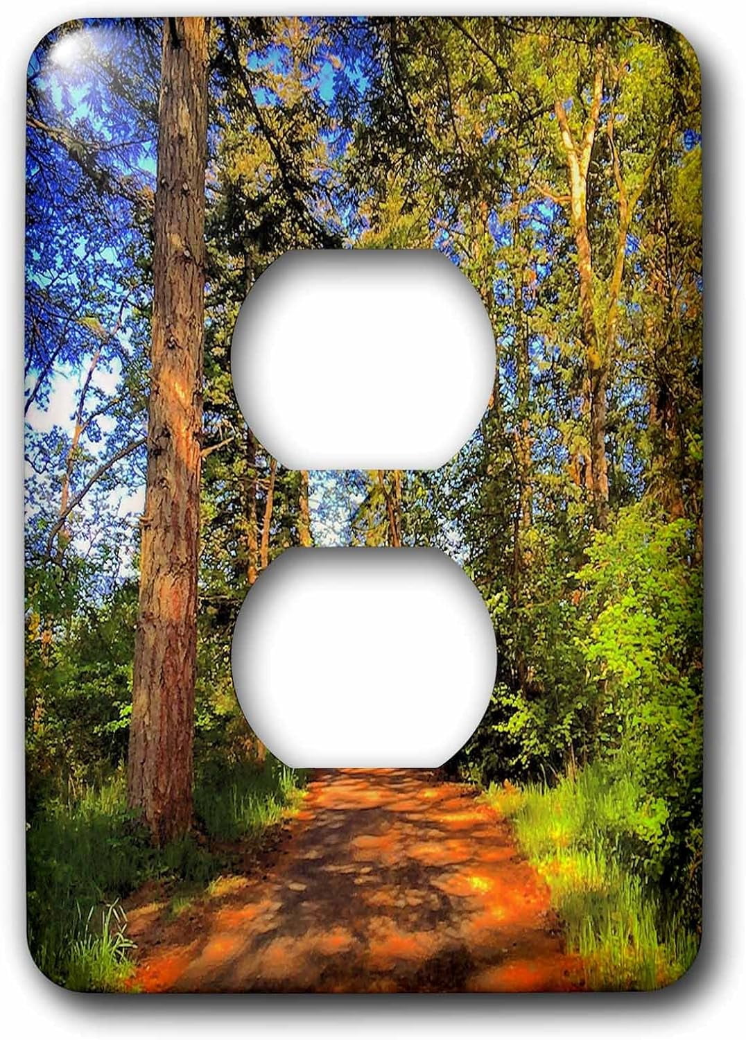 3D Rose LSP_245715_6 FORESTED Hill Trail 2 Plug Outlet Cover - Walmart.com