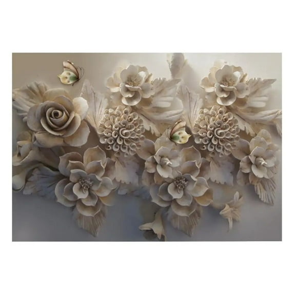 3D Rose Pattern Carpets Rug Kids Bedroom Living Room Floral Mat ...