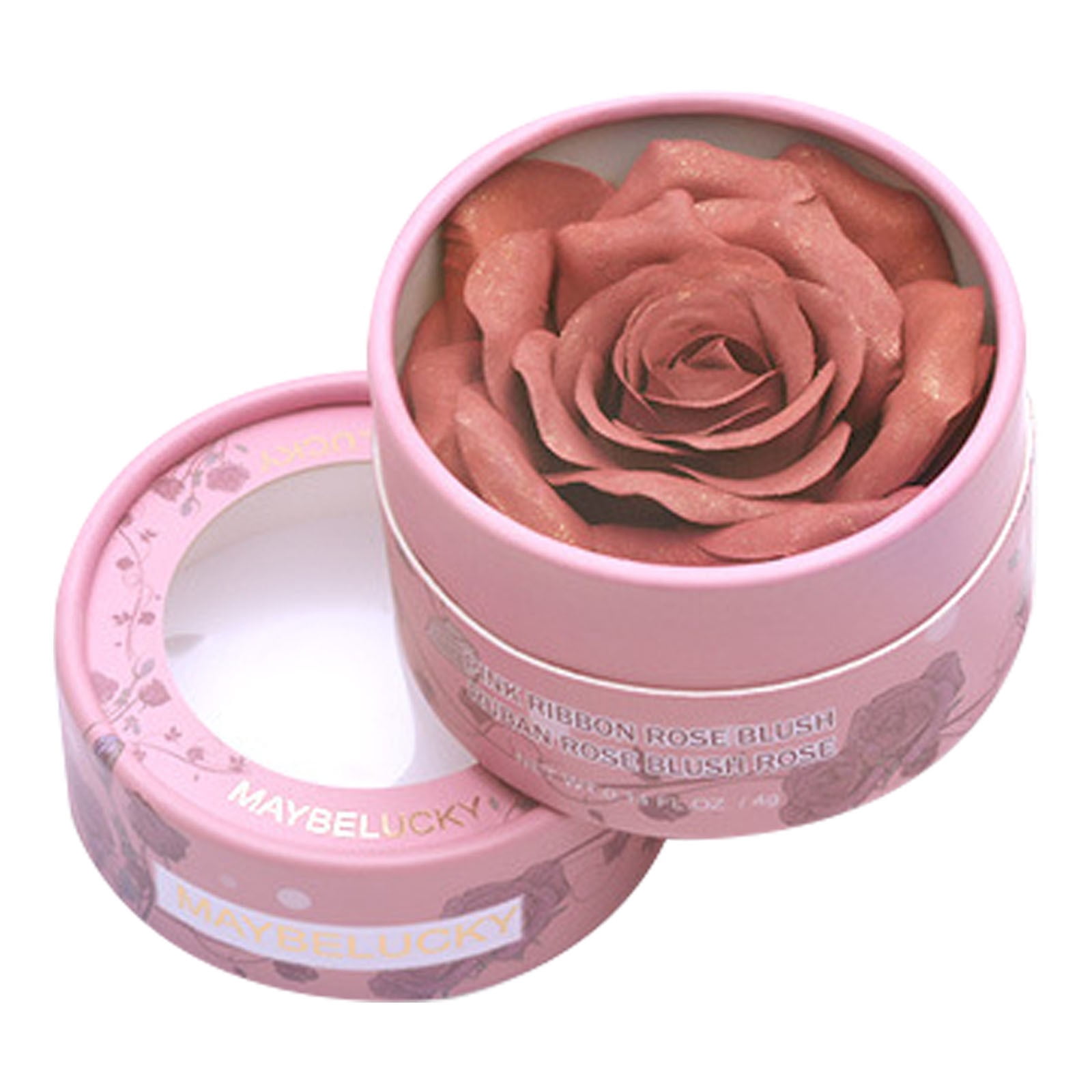 3D Rose Petal Blush for Cheeks, Baby Peach Cream to Powder Flower Blush ...