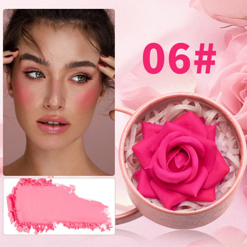 3D Rose-Shaped Highlighter - 10g Fine Texture, Long-Lasting Glow, 3 ...