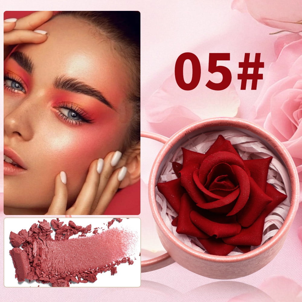 3D Rose-Shaped Highlighter - 10g Fine Texture, Long-Lasting Glow, 3 ...