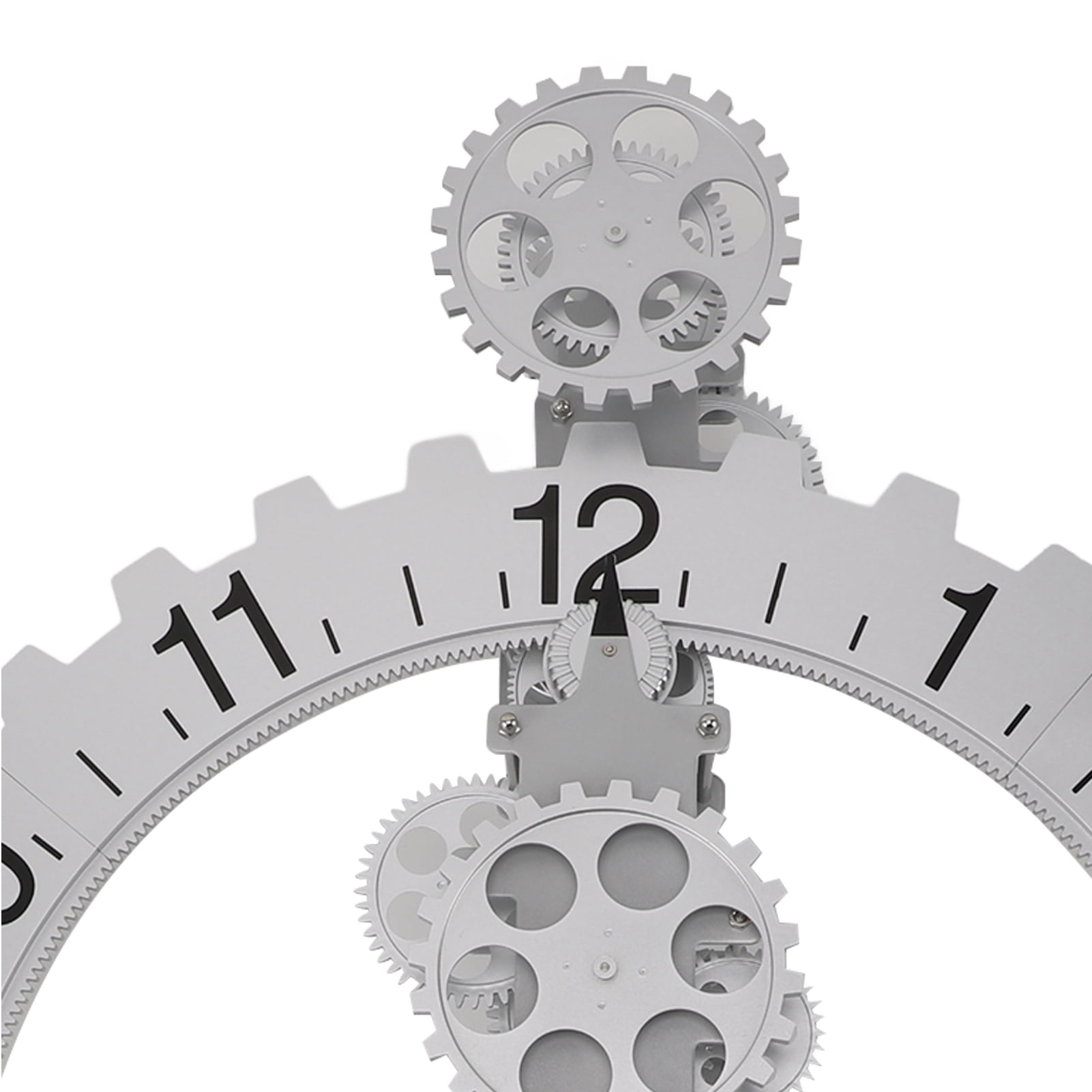 3D Rotating Gear Clock, Large Wall Art For Home Office, Mechanical Hour ...