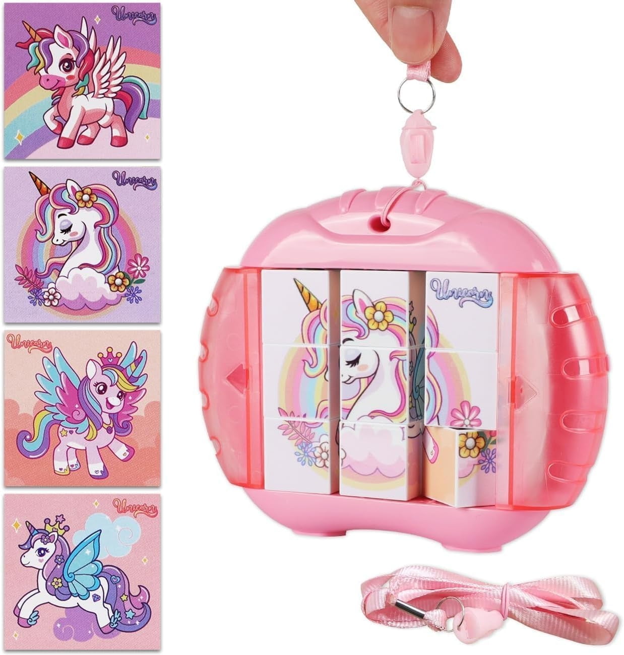 3D Rotating Puzzles for Kids 3 4 5 6 7 8 Year Old, 4 Puzzles in 1 ...